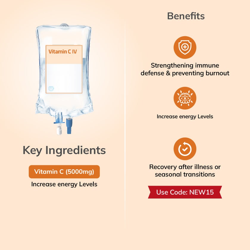 Book Vitamin C IV Drip in UAE with myAster